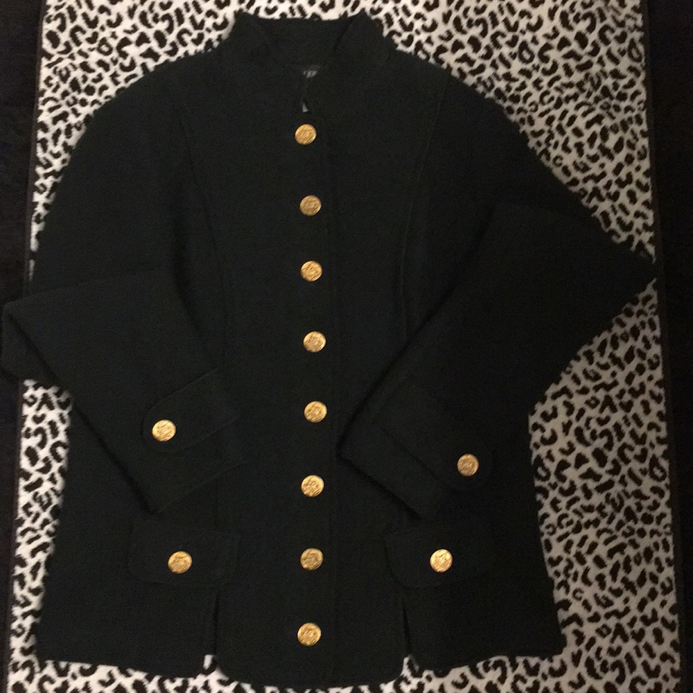 Basler Wool Military Blazer/Jacket - Gem